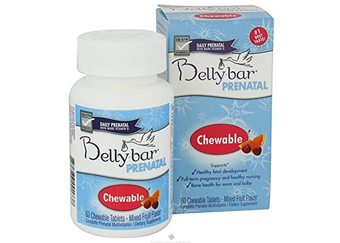 Bellybar Prenatal Vitamins Nutrition Facts | Besto Blog